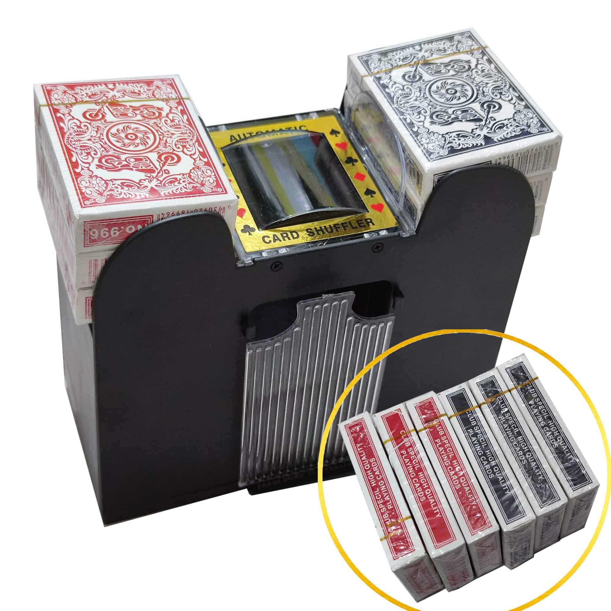 FONBEAR Automatic Card Shufflers 6 Deck (Playing Cards Included ...